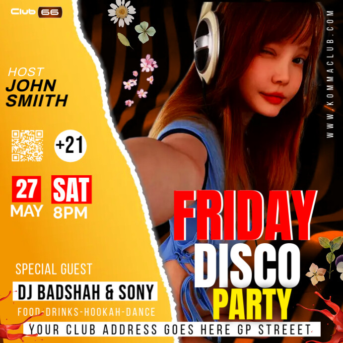 thursday party video advert Template | PosterMyWall