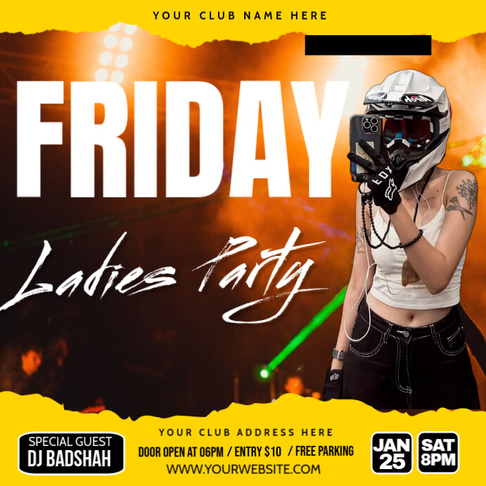 thursday party video advert Template | PosterMyWall