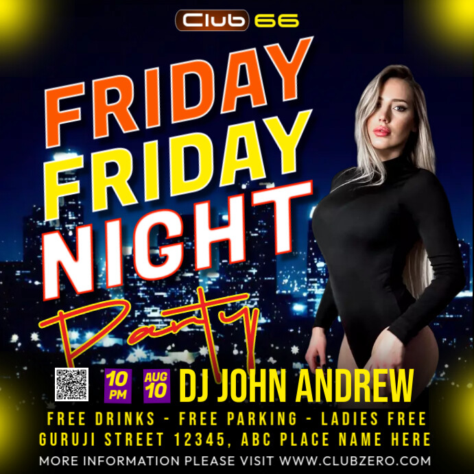 thursday party video advert Template | PosterMyWall