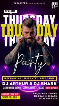 Thursday Party Video Template | PosterMyWall