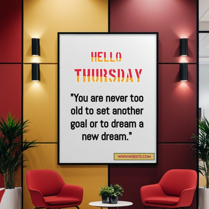 Thursday quotes Template | PosterMyWall