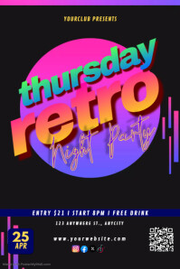 Thursday Chill Party Template | PosterMyWall