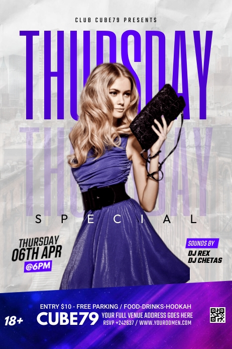 Thursday special Templat | PosterMyWall