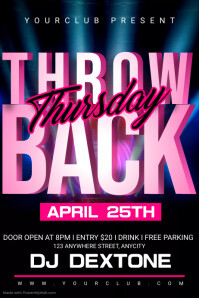 Thursday Chill Party Template | PosterMyWall