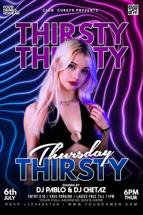 Plantilla de Thursday thursday | PosterMyWall