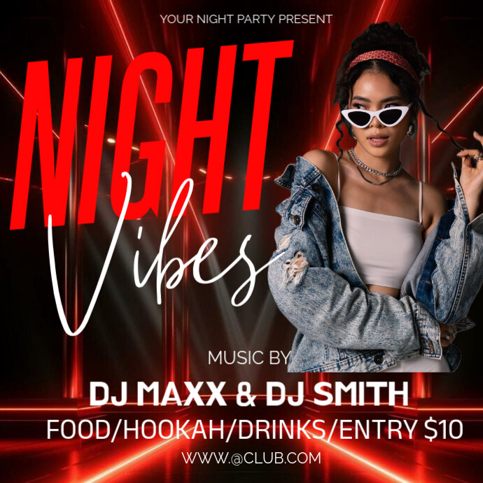 Thursday Vibes Template | PosterMyWall