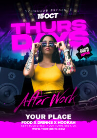 Thursday party flyer Template | PosterMyWall