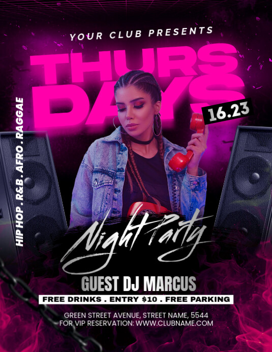 Thursdays Party Flyer Template | PosterMyWall