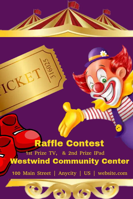 Ticket Contest Template | PosterMyWall