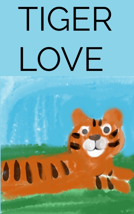 Tiger book cover design Template | PosterMyWall