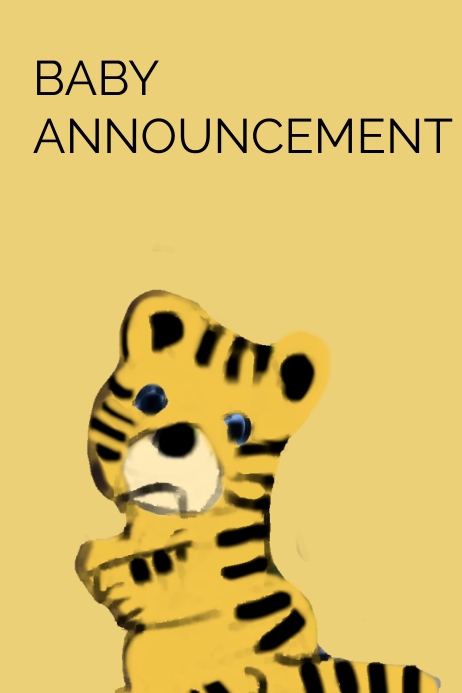 Tiger cub Template | PosterMyWall