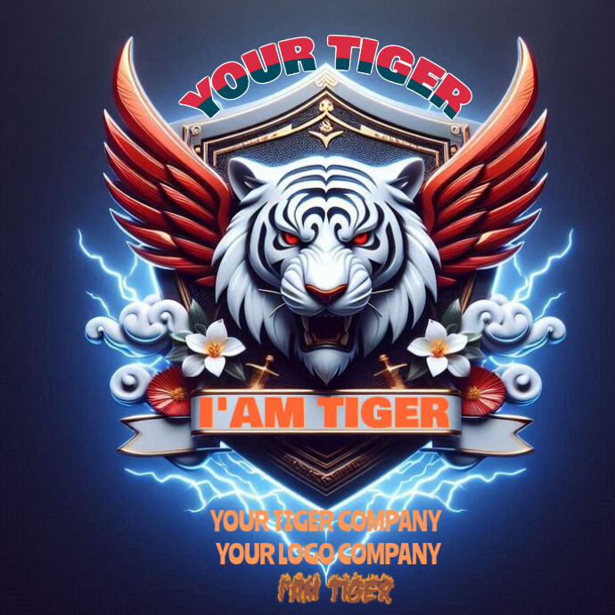 tiger Template | PosterMyWall