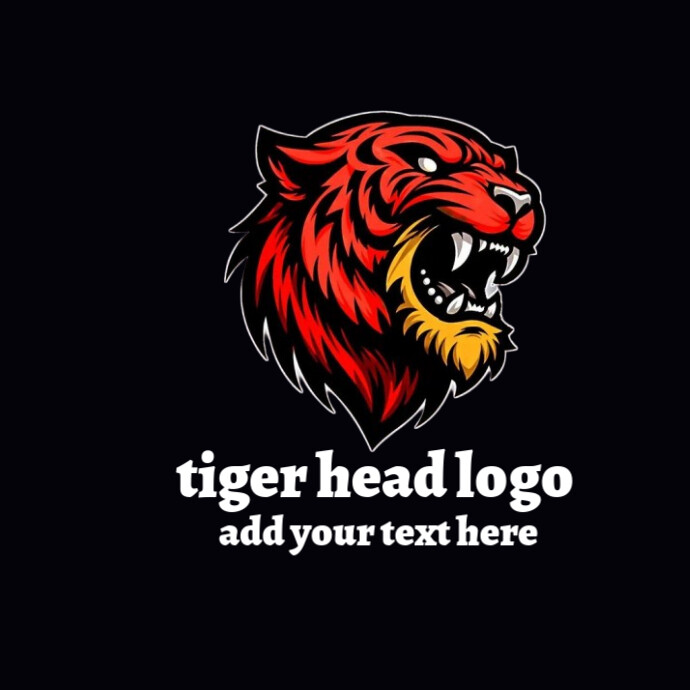 tiger head logo Template | PosterMyWall
