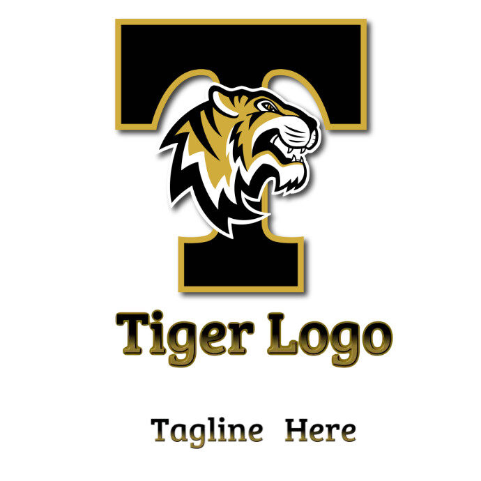 Tiger Logo Design Company Logo Template | PosterMyWall