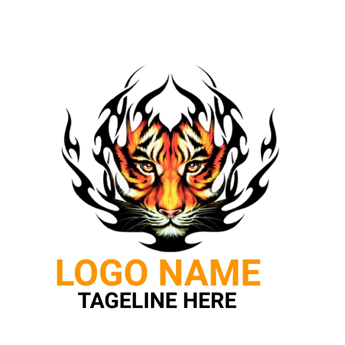 Plantilla de tiger logo | PosterMyWall