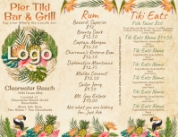 20,730+ the tiki bar menu Customizable Design Templates | PosterMyWall