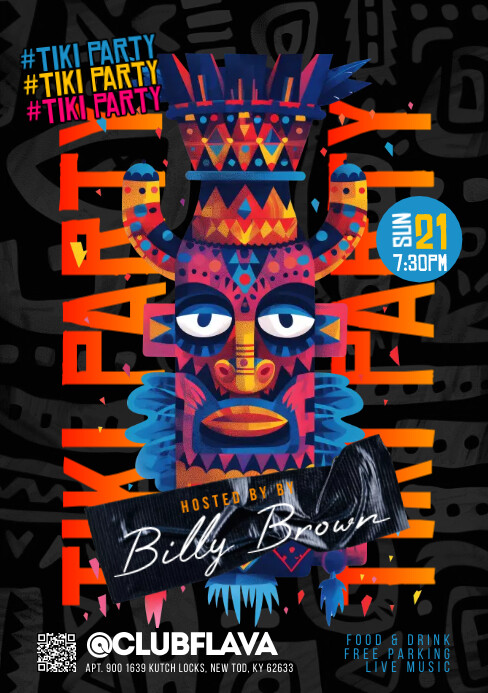 Copy of Tiki Party Template | PosterMyWall