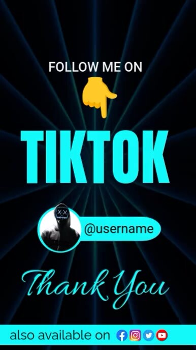 Tiktok background poster Template | PosterMyWall