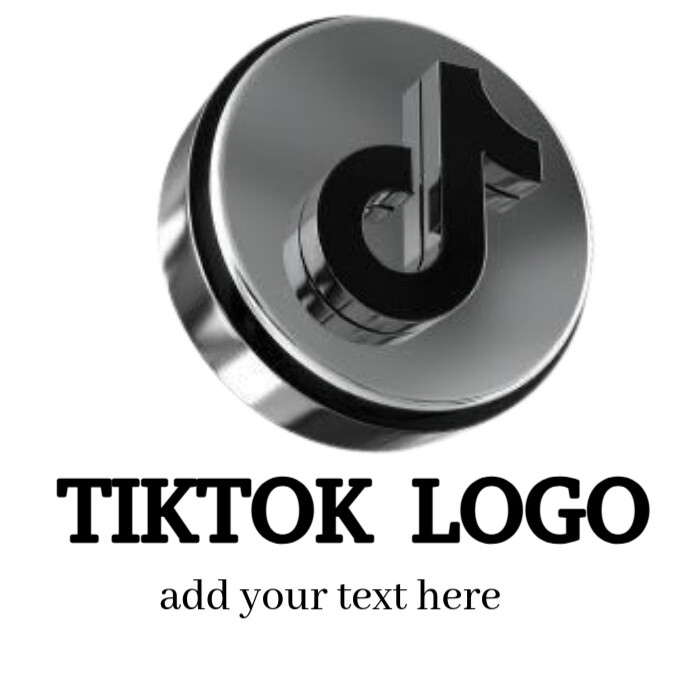 TIKTOK LOGO Template | PosterMyWall