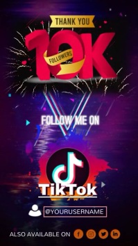 Tiktok video template design | PosterMyWall