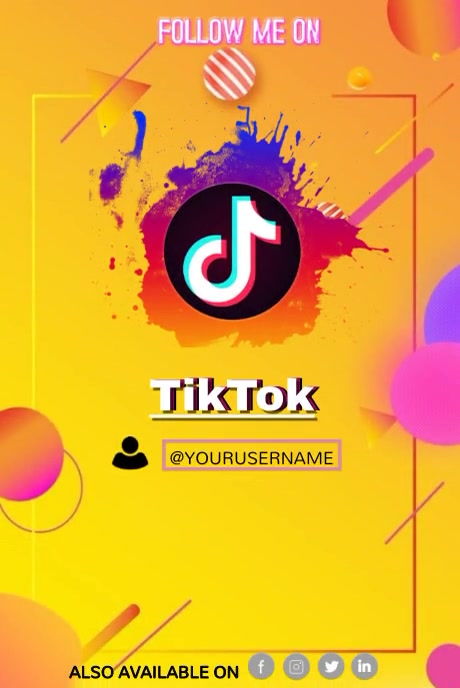 TikTok video template | PosterMyWall