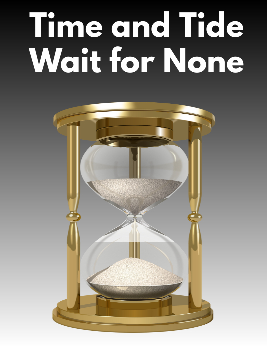 Time, time and tide Template | PosterMyWall