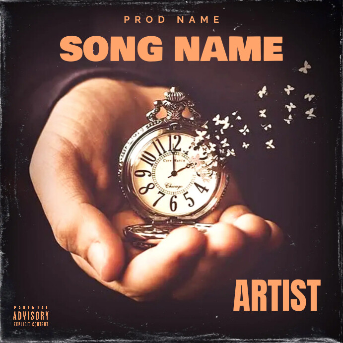 Plantilla de time album cover art (1) | PosterMyWall