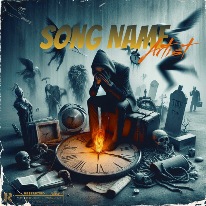 Time Album Cover Template | PosterMyWall