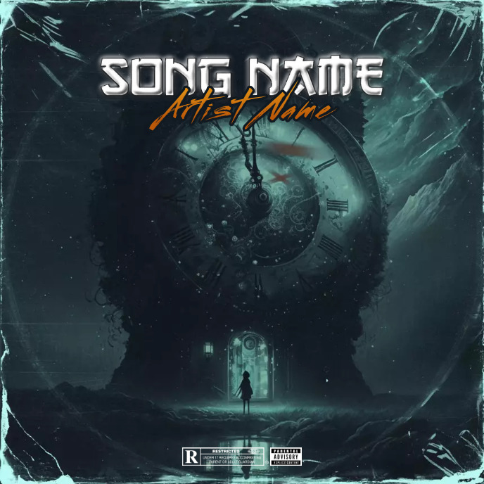 Time Album Cover music art trap mixtape rap | PosterMyWall