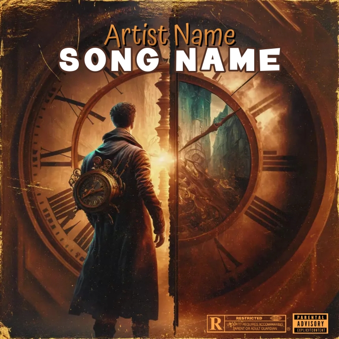 Time Album Cover music art trap mixtape rap Template | PosterMyWall