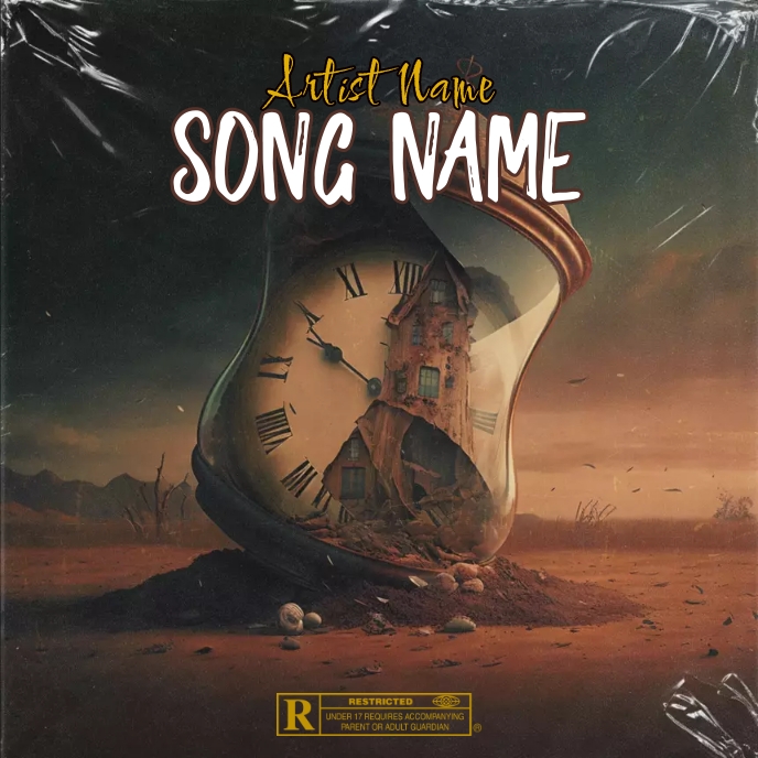 time Album Cover music art trap mixtape rap Template | PosterMyWall