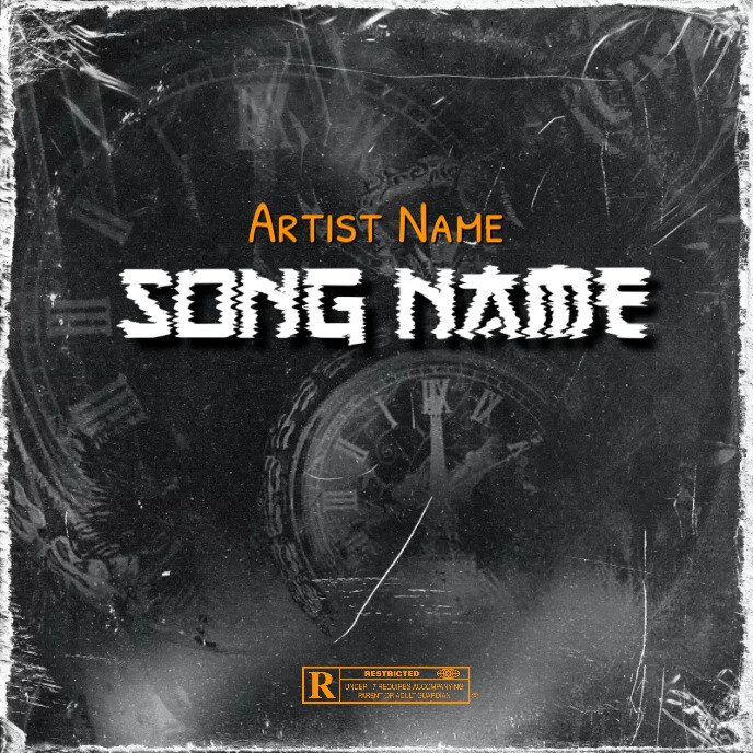 time Album Cover music art trap mixtape rap | PosterMyWall