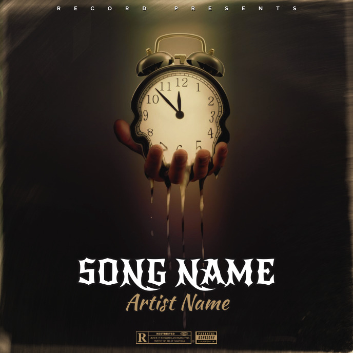 Time Album Cover music art trap mixtape rap | PosterMyWall