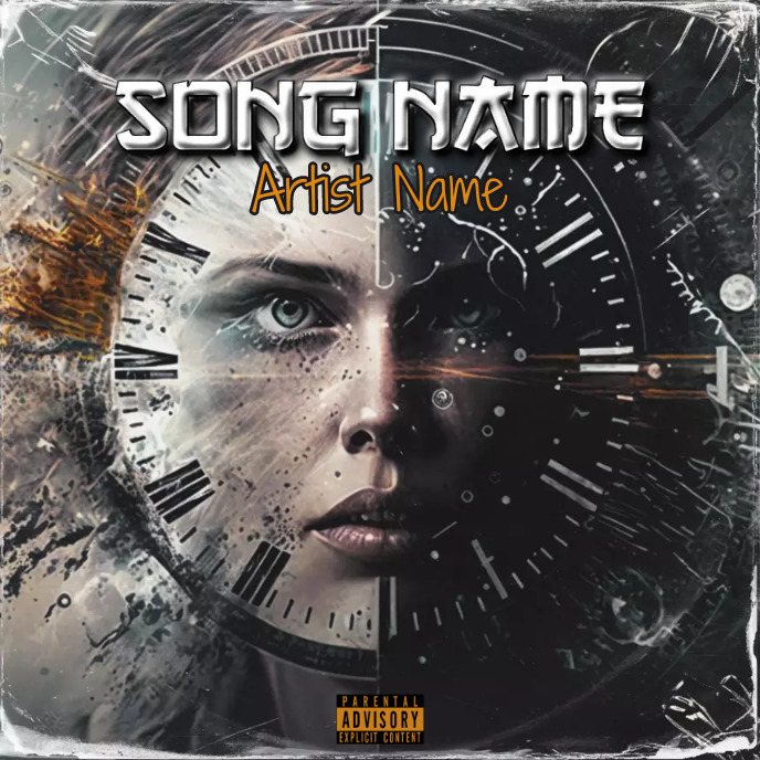 Time Album Cover music art trap mixtape rap Template | PosterMyWall