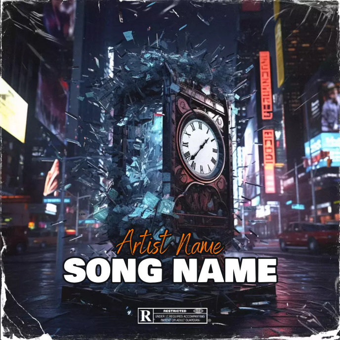 Time Album Cover music art trap mixtape rap Template | PosterMyWall