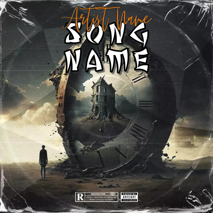 Time Album Cover music art trap mixtape rap | PosterMyWall