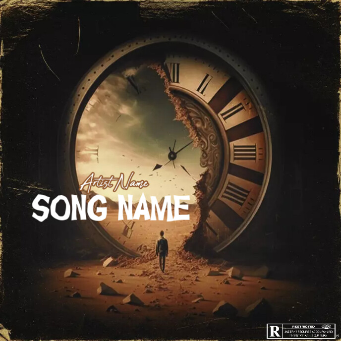 Copy of Time Album Cover music art trap mixtape rap | PosterMyWall