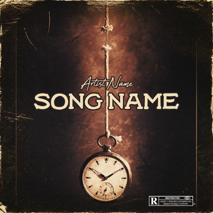 Time Album Cover music art trap mixtape rap Template | PosterMyWall