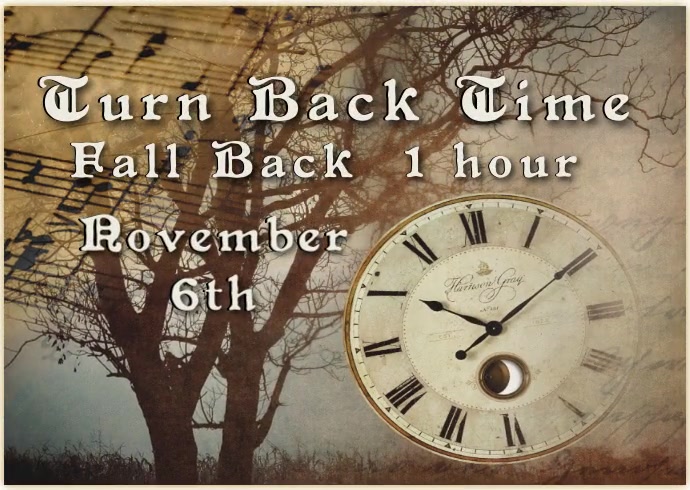 Time Change Reminder Business Postcard Template | PosterMyWall