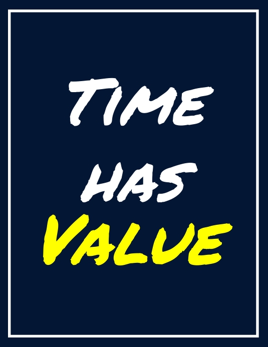 Time Template | PosterMyWall