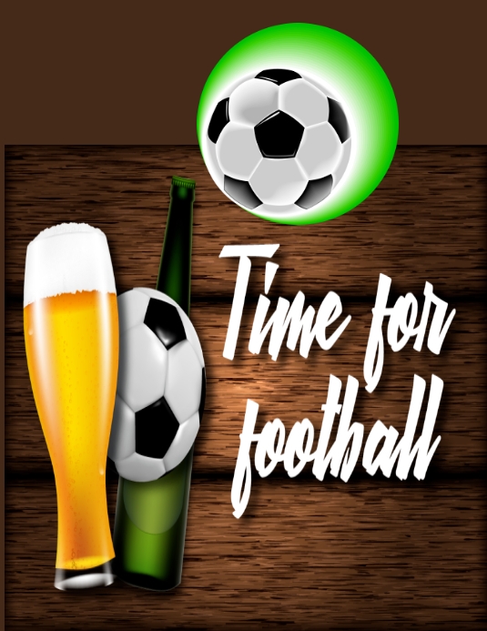Copy of time for football | PosterMyWall