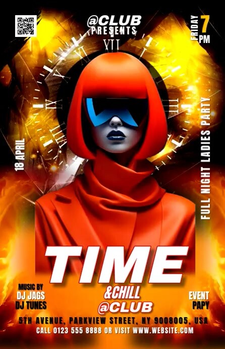 Time Party Template | PosterMyWall