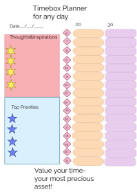 Time planner Template | PosterMyWall