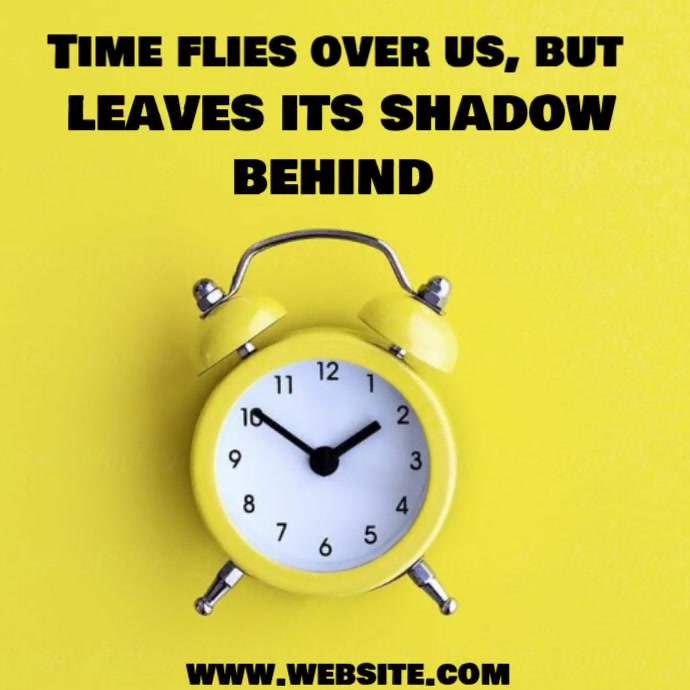 Time quotes Template | PosterMyWall