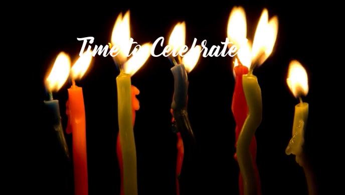 Time to celebrate video template | PosterMyWall