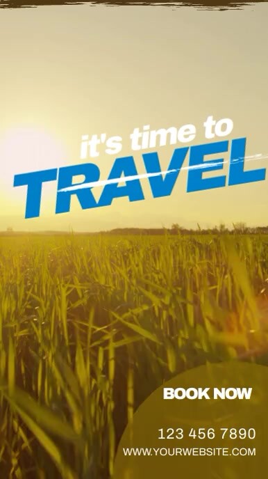 Time to Travel Template | PosterMyWall