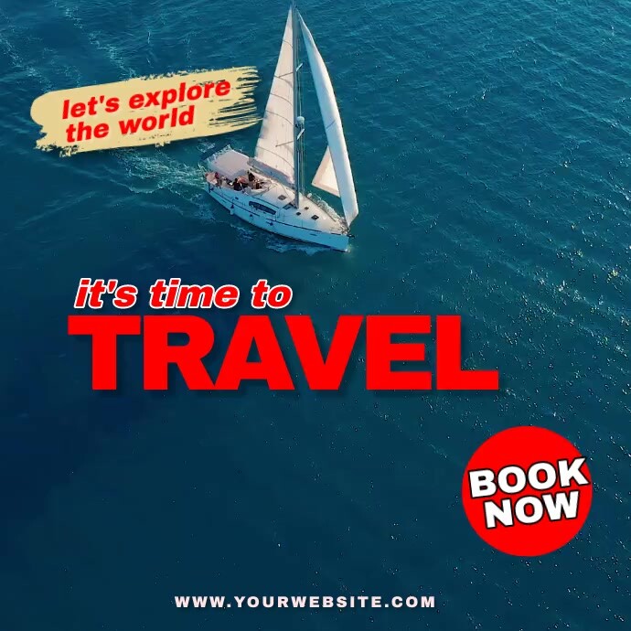 Time To Travel Template | PosterMyWall