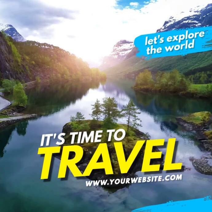 Time To Travel Template | PosterMyWall