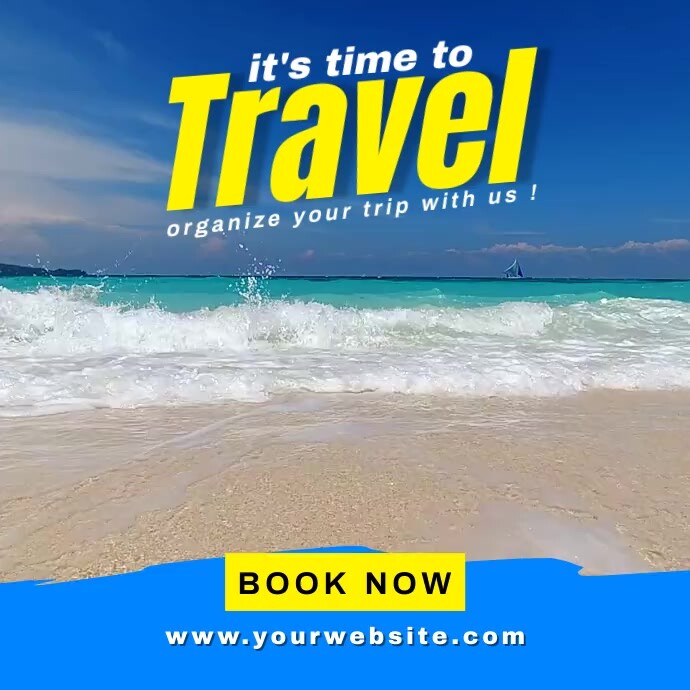 Time to Travel Template | PosterMyWall