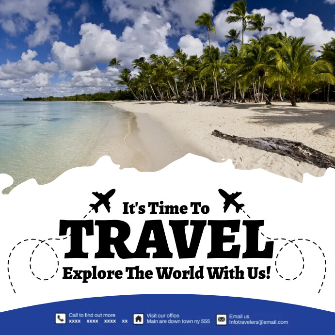 Time to Travel Template | PosterMyWall